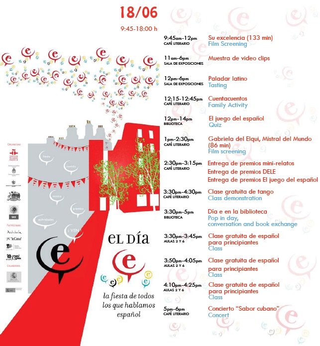 Ya está aquí / Here you are el día E: la fiesta de todos los que ...