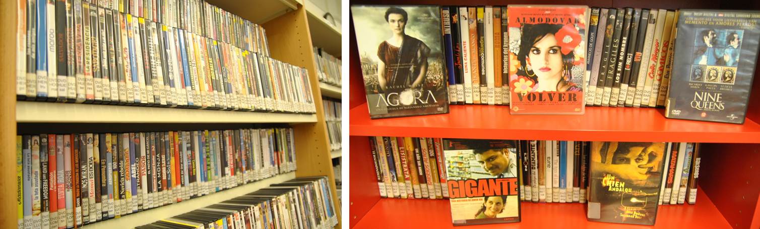 Conociendo la biblioteca: sección audiovisual / Maak kennis met de ...